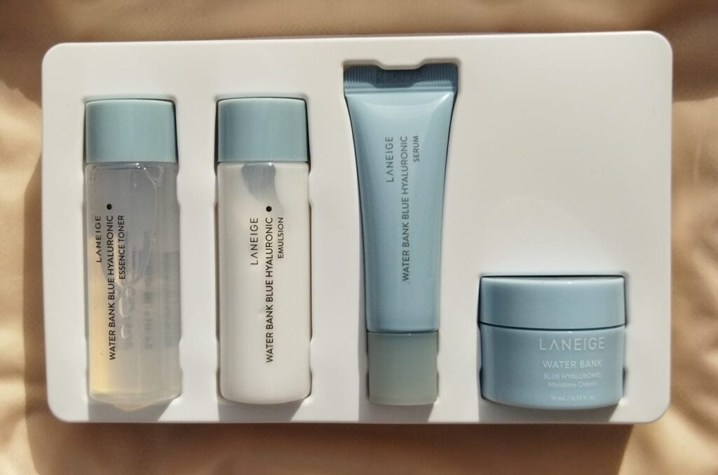 LANEIGE – Water Bank Blue Hyaluronic 4-Step Essential Kit For Normal To ...